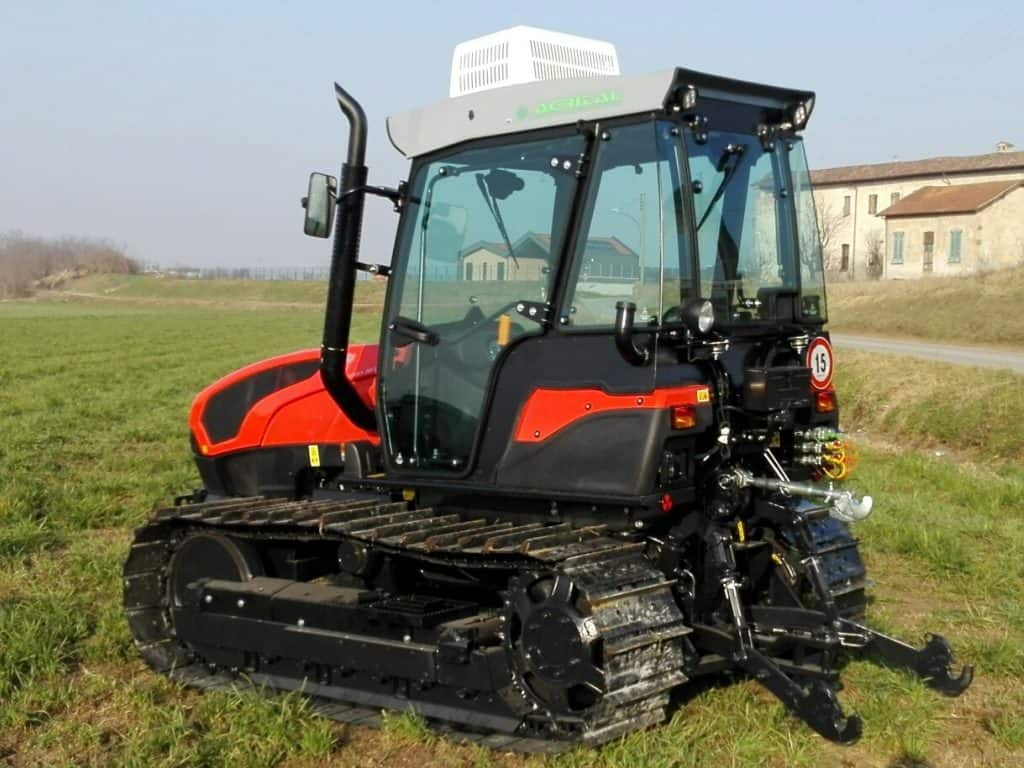 Approved cabins for crawler tractors. ROPS certification.