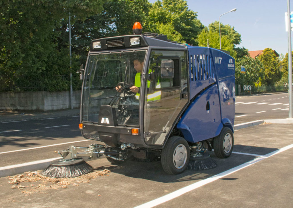 Production of cabins for road sweepers
